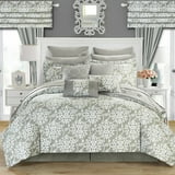 Chic Home Hailee 24 Piece Reversible Comforter Set with Sheets ...