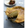 Lodge, Cast Iron Pie Pan, 9", Dual Handles, Seasoned for Even Baking ...