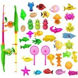VATENIC Magnetic Fishing Pool Toys for Kids, Bath Toy Set with Rods ...