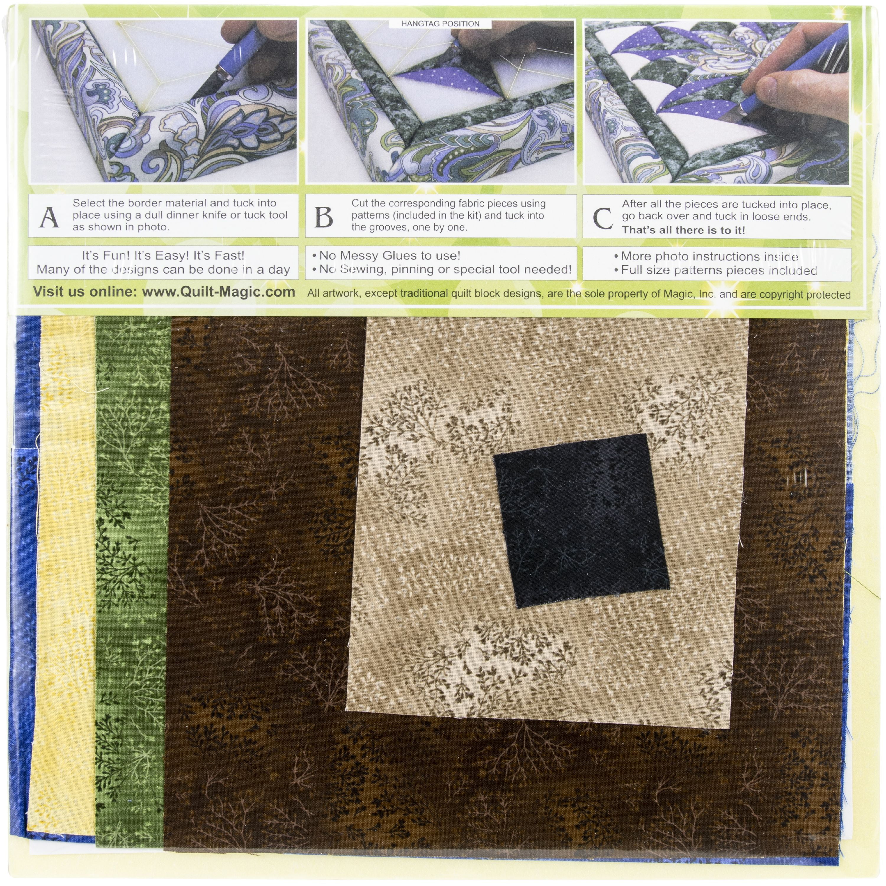 Quilt-Magic No Sew Wall Hanging Kit-Monkey - Walmart.com
