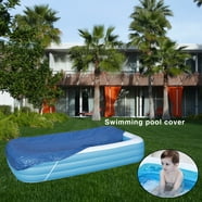 Intex Rectangular Pool Cover for 103 in. x 69 in. or 120 in. x 72 in ...