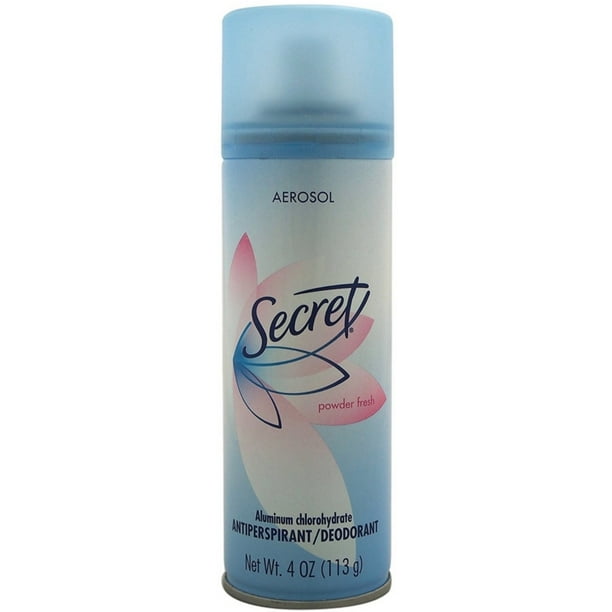 Secret Anti-Perspirant Deodorant Aerosol Spray Powder Fresh 4 oz (Pack ...