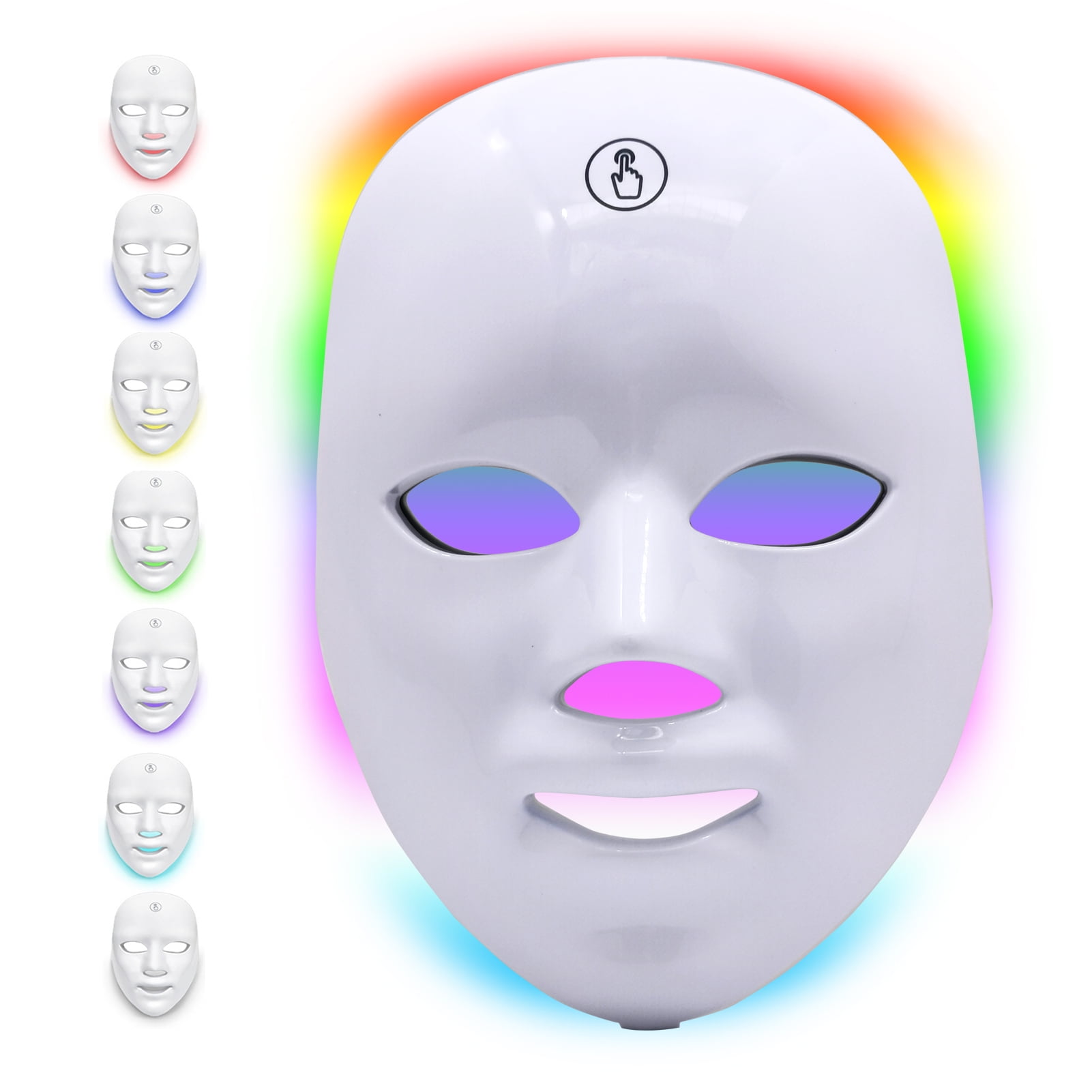 7 Color LED Face Mask for Skin Care Treatment | Facial Photon Light ...