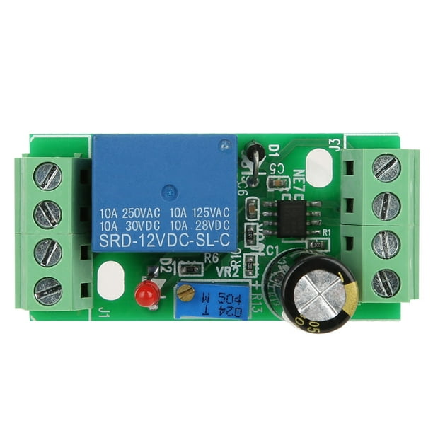 Delay Switch Module, 12V Adjustable Time Delay Relay Simple PLC Control ...