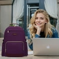 LOVEVOOK Laptop Backpack for Women with Pouch Pocket for Large Capacity ...