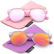 Disney Frozen Girls Blue Purple with Snowflakes Cateye Style Sunglasses - Arkaid by SunStaches ...