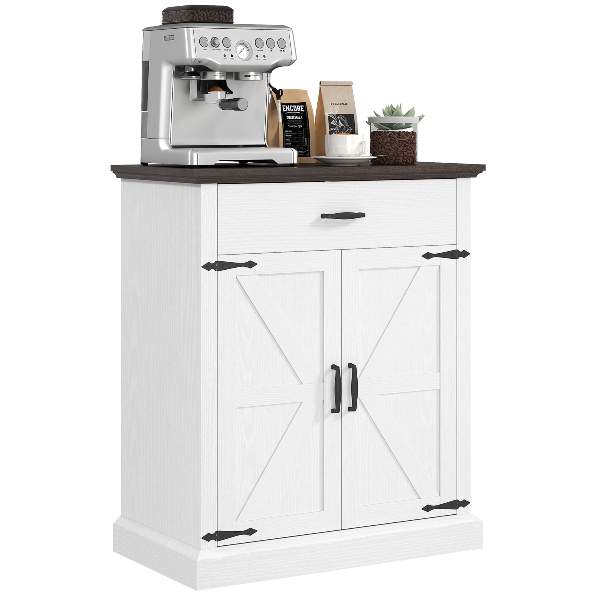 Click here for Homcom 30 Farmhouse Sideboard Buffet Cabinet With... prices