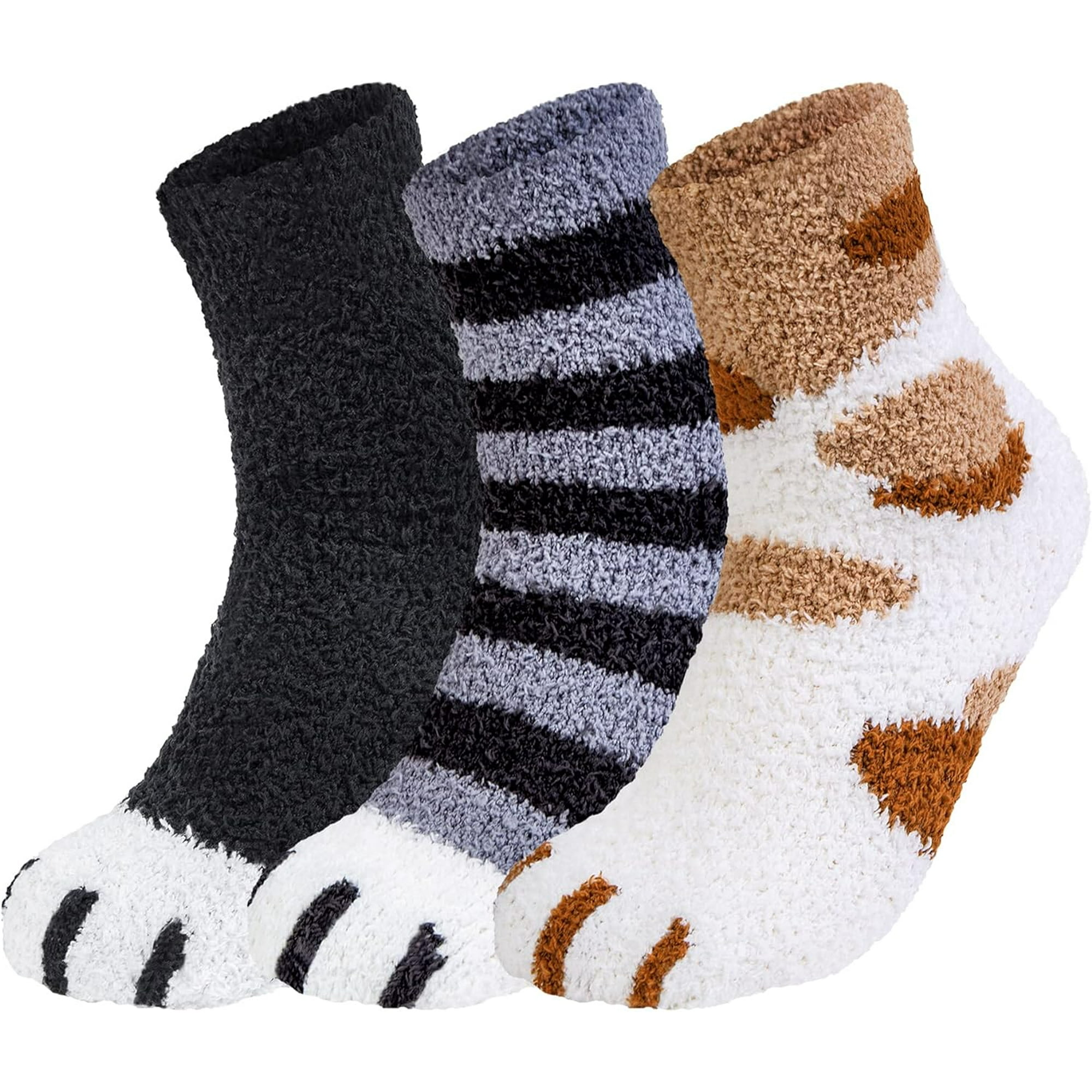 Click here for Gfdyree 3 Pairs Womens Fuzzy Socks Winter Warm Flu... prices