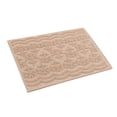 Bathroom Rugs Sets, Bath Mats 60x43CM, Embossed Floral Non Slip Bath ...
