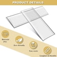 100-Pack 4" x 1" Shelf Tag Label Holders Adhesive Clear Shelf Tag Index ...