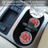 Thirstystone "Blooming Daisy" Single Absorbent Stone Car Coaster ...