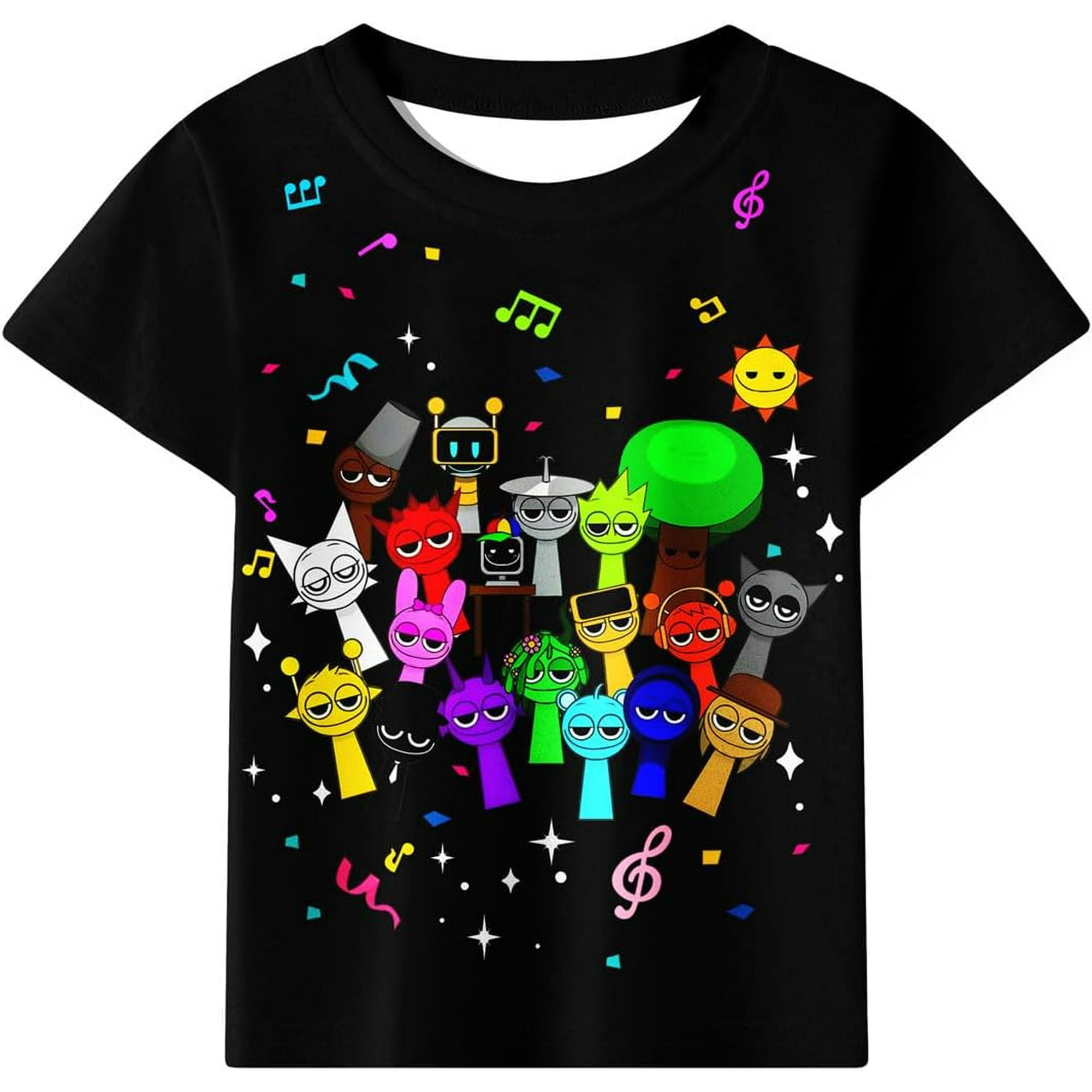 Click here for Sprunki Boys Girls Novelty T Shirts Graphic Tees F... prices