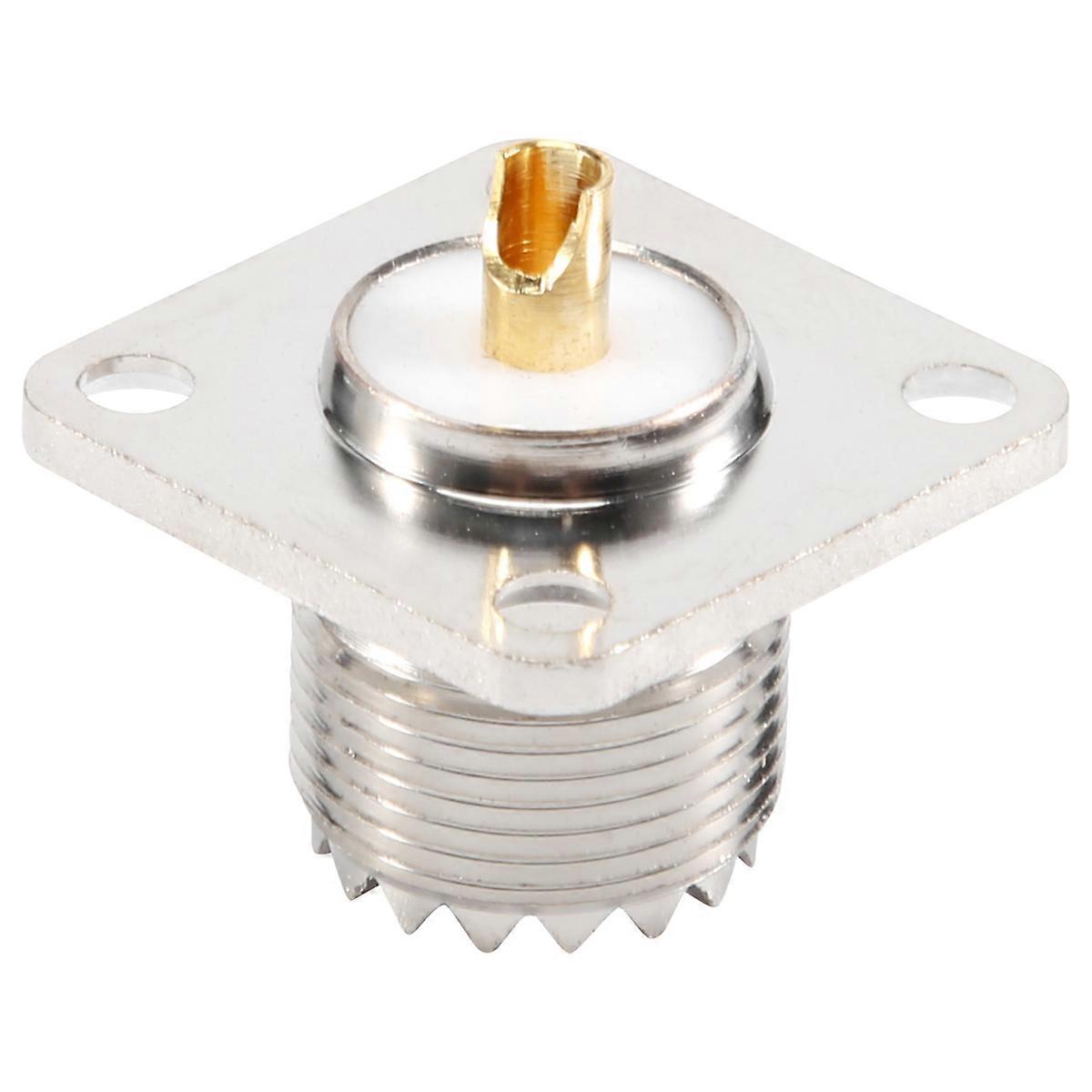 UHF SO-239 Female Jack Square Shape Solder Cup Coax Connector for Ham ...