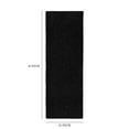 Mainstays Casual Solid Black Shag Indoor Runner Rug, 1'9"x5' - Walmart.com