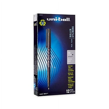 Uni-Ball Onyx Rollerball Pens, Dye-Based Ink, 12 Pack - Walmart.com