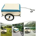 Large Bicycle Bike Cargo Trailer Steel Carrier Storage Cart Wheel ...