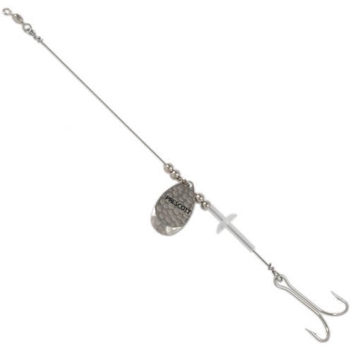 Prescott Spinner Strip-On Rig 6" Leader 1-1/4" Prescott Blade 2/0 Hook ...
