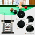 Gymax Billiard Cue Rack Only Wall-mounted Billiard Stick Holder Wall ...