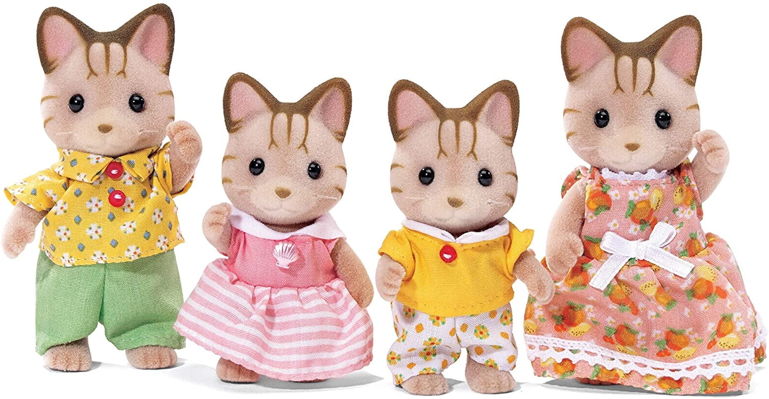 Ternurines Sandy Cat Family, muñecas, figuras de casas | Walmart en línea