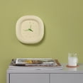CEORPER ABS Bubble Desk Clock Cream Yellow Quiet Movements Modern Home ...