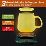 TeqHome Electric Waterproof Touch Heating Cup Mat Warm Pad for Coffee ...