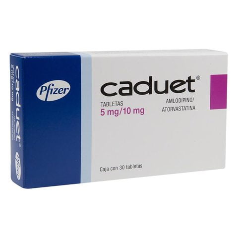 Caduet 5 mg/10 mg 30 tabletas | Walmart en línea