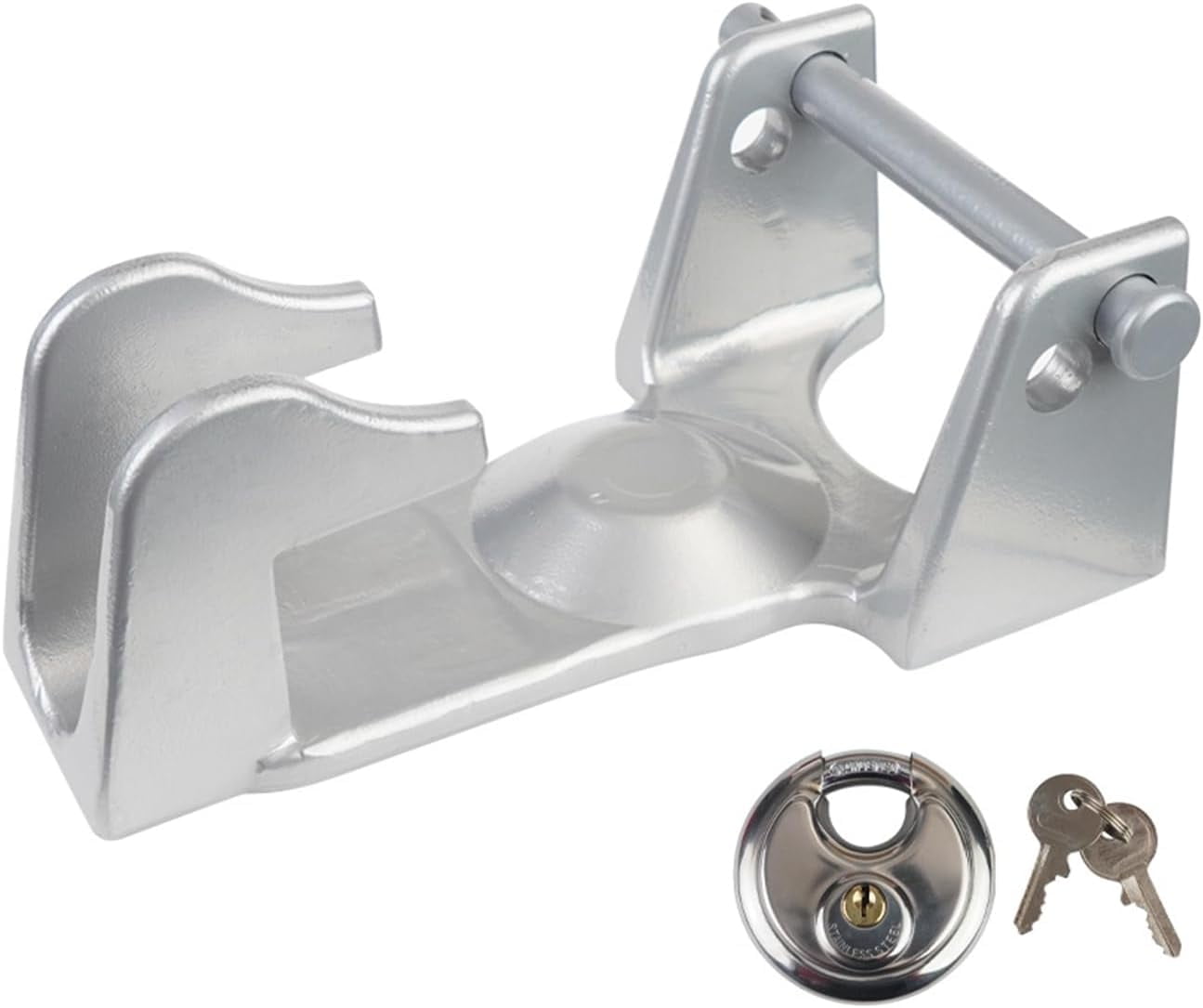 Upgrades Gooseneck Trailer Coupler Lock Heavy Duty Security Door Lock ...