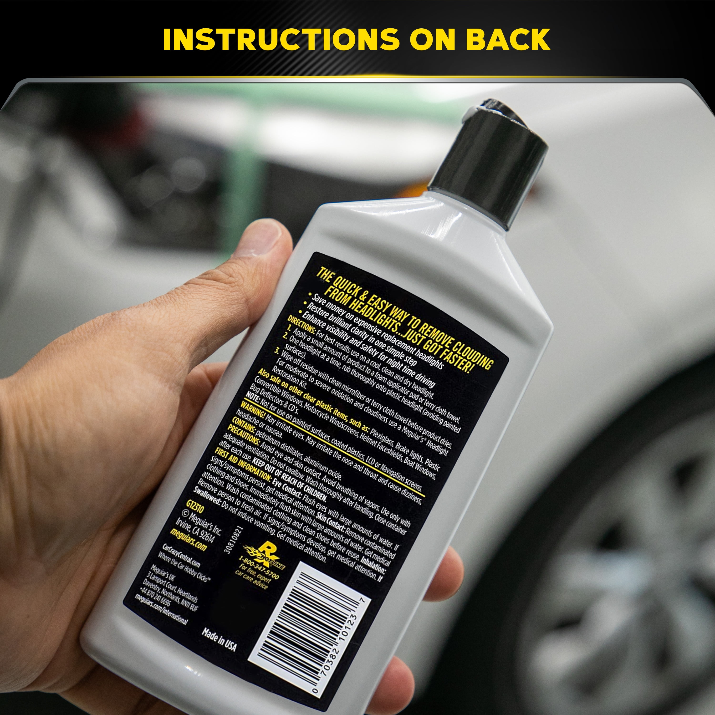 Meguiar's Plast-X, Clear Plastic Cleaner and Polish, 10 oz Best Deals ...