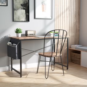 UBesGoo Computer Desk Wood PC Laptop Writing Table Workstation ...