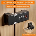 Cabinet Lock，Barn Door Latches, 3-Digit Combination Security Locks, for ...