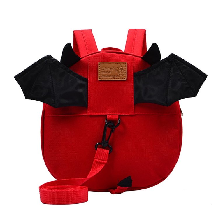Lovely Anti-lost Bat Shape Children Backpack Unisex Children School Bag ...