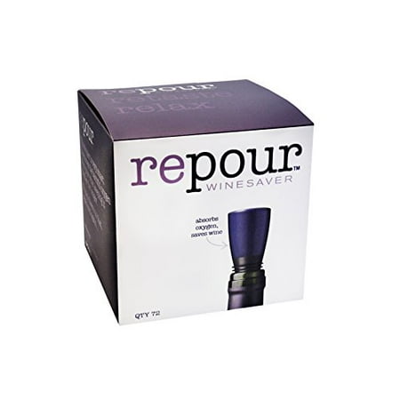 Repour Wine Saver (72-Pack) - Wine Preserver and Stopper - Removes ...