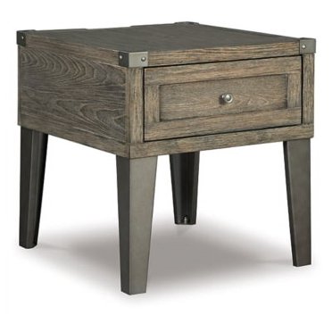 Ashley Signature Design Breegin Contemporary Chairside End Table, Brown ...