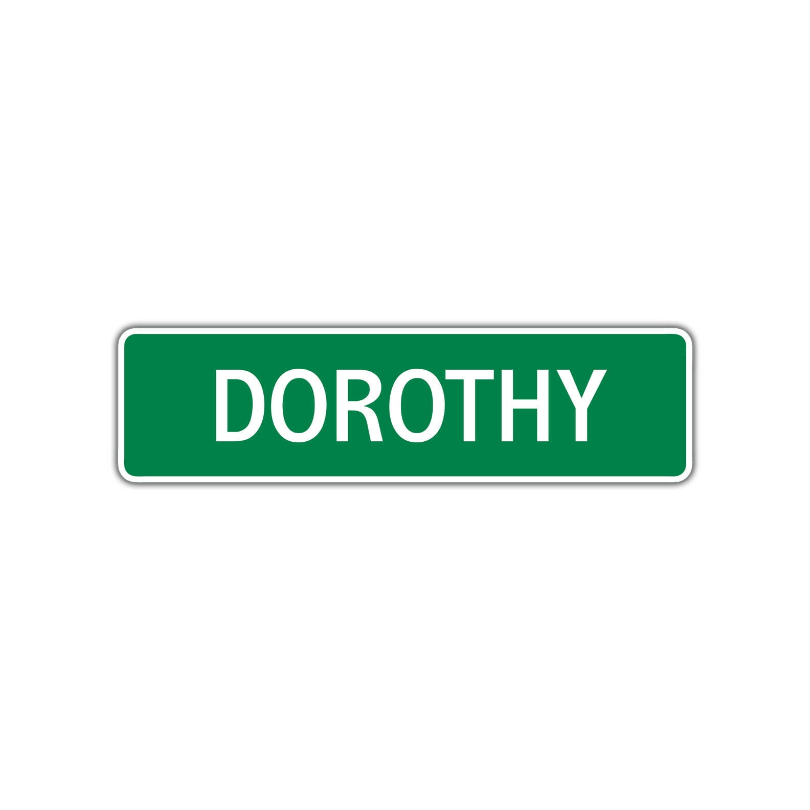 Dorothy Girls Children Name Letter Printed Label Indoor Outdoor Unique ...