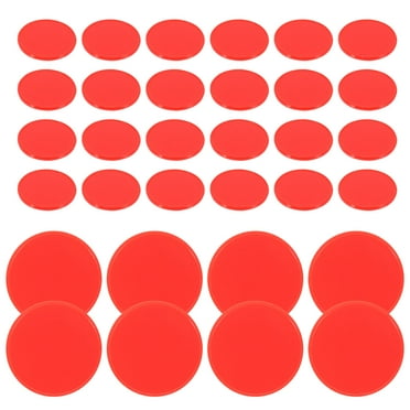 Plastic Bingo Chips - Red - 7/8 inch size - 100 per pack - Walmart.com