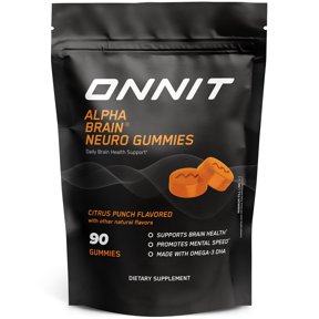 ONNIT Alpha BRAIN Premium Nootropic Brain Health Supplement, Memory and ...