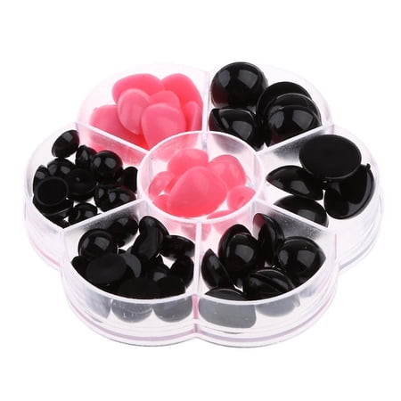 80pcs Safety Dolls Eyes Nose For Doll Bear Plush Animal Puppet Toys ...