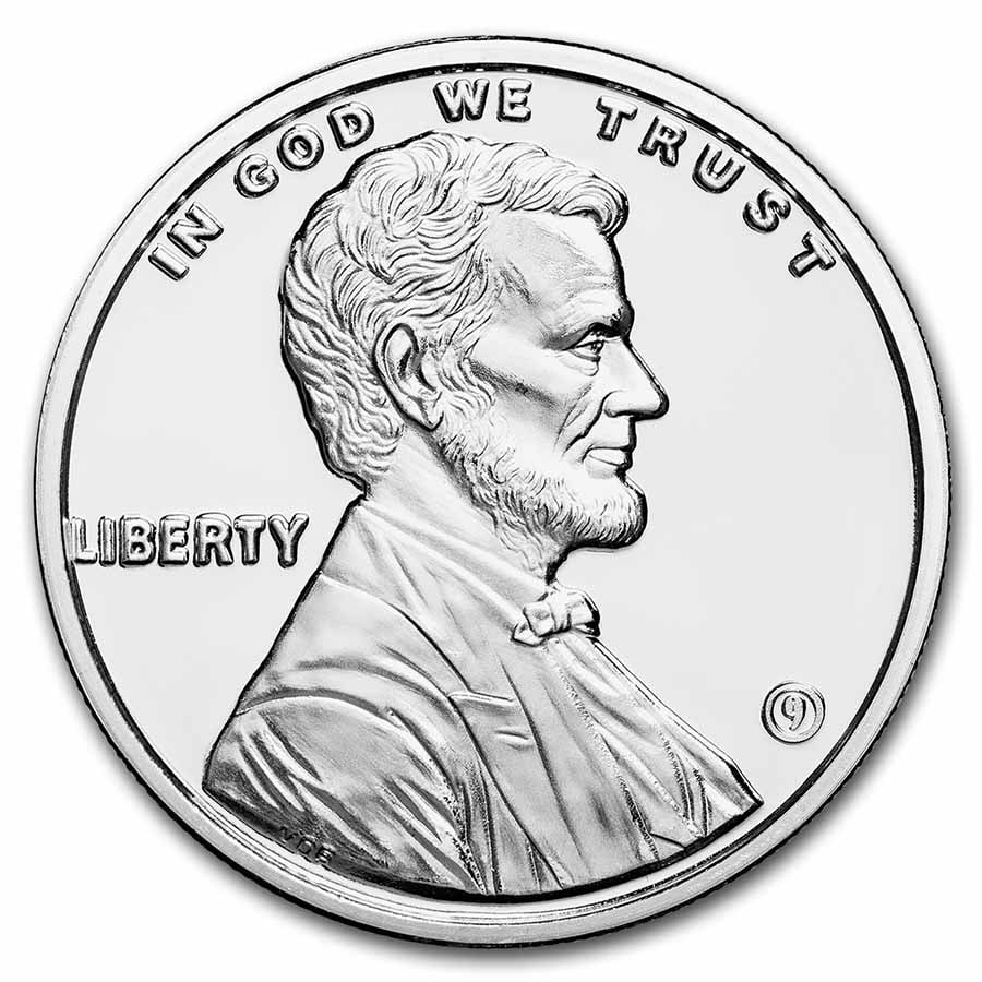 1 oz Silver Round - Lincoln Penny - Walmart.com