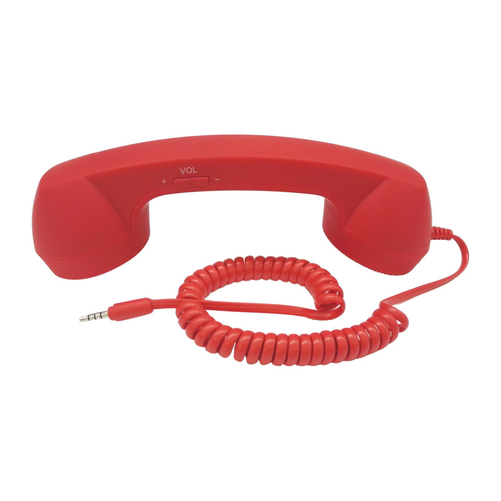 Telephone Handset 3.5mm Proof, Call Receiver for Red - Walmart.com