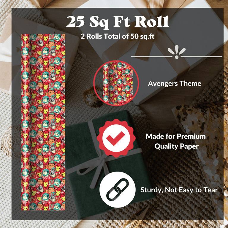 Avengers Gift Wrapping Paper