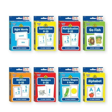 School Zone Subtraction 0-12 Flash Cards for Kids - Number Math Skills ...