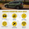 AUXMART Cargo Cover for Subaru Forester 2014 2015 2016 2017 2018 for ...