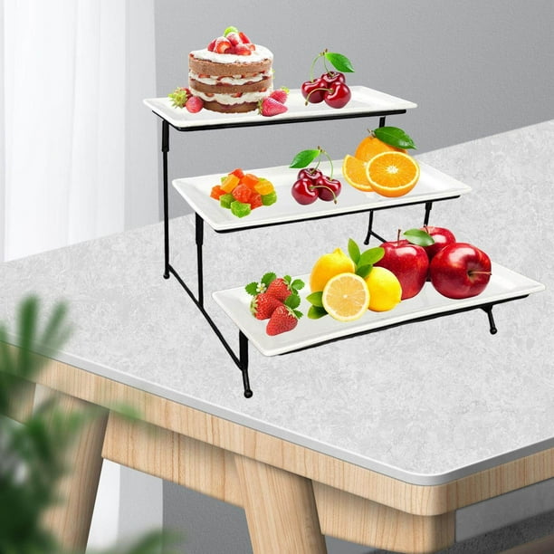 kurtrusly Platter Stand Dish Display Stand Dish Holder Organiser home ...