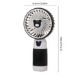 Cute Personal Mini Fan, Handheld & Portable 3 Speed USB Rechargeable ...