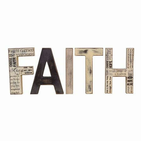 The Hearthside Collection Faith Letter Block - Walmart.com