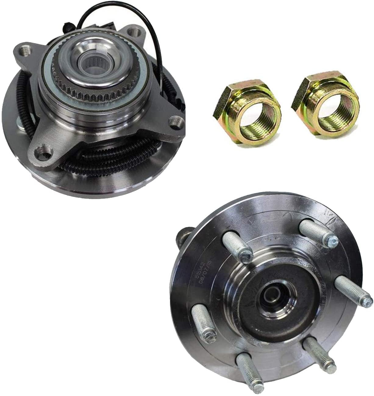 Detroit Axle 515142 Front Wheel Hub and Bearing Assembly w/ CV Spindle ...