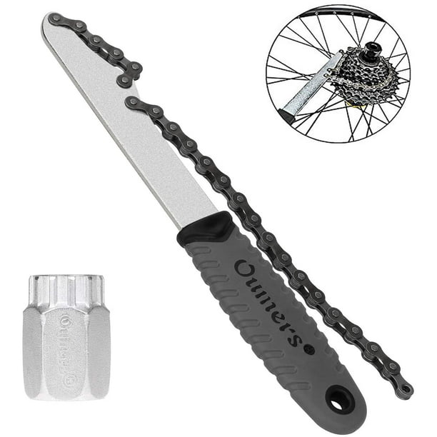 Bike Chain Whip Tool Kit, Bike Cassette Removal Tools Kit with Cassette ...