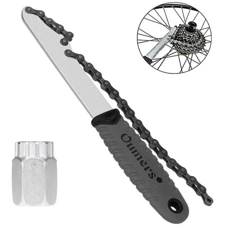 Bike Chain Whip Tool Kit, Bike Cassette Removal Tools Kit with Cassette ...