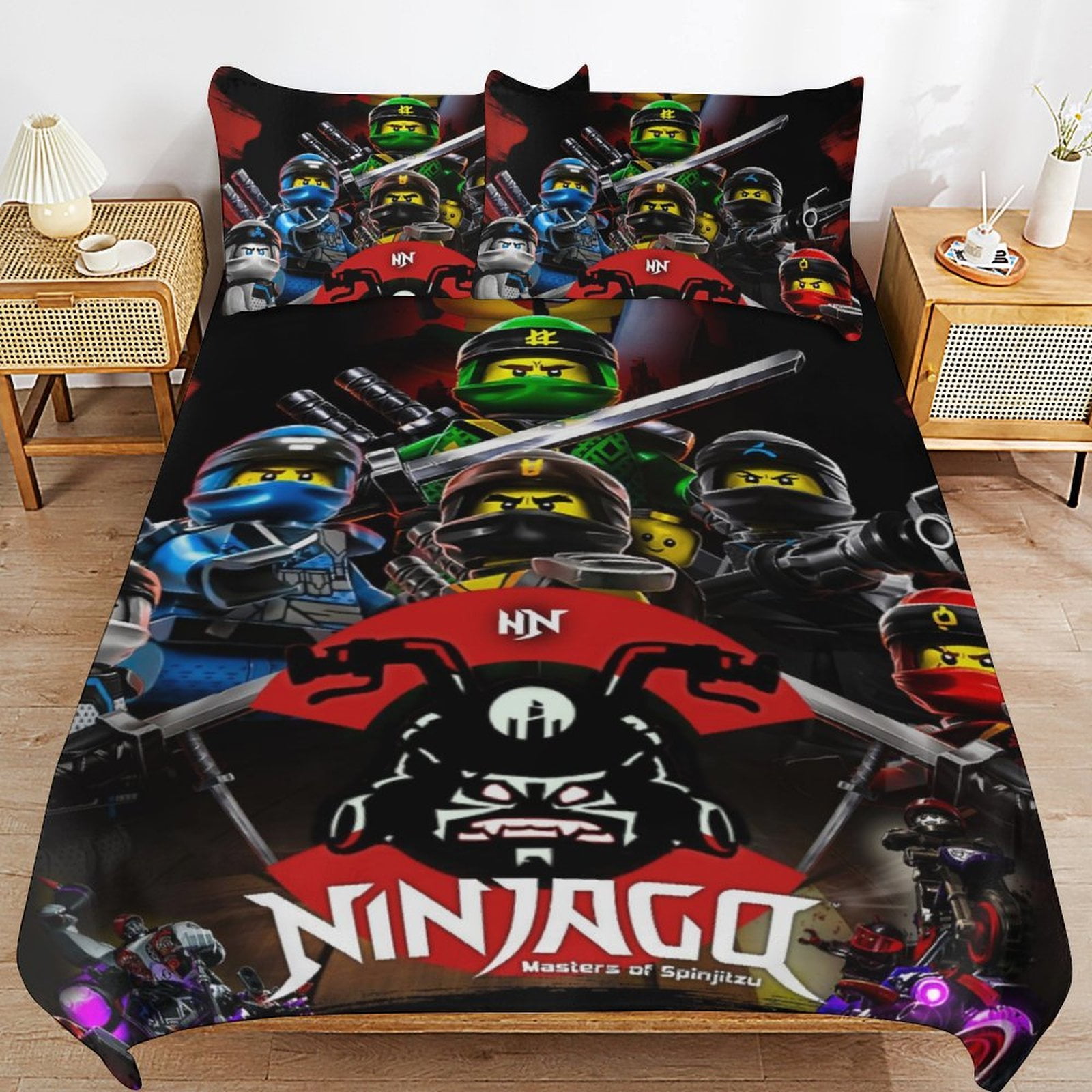 Click here for Ltyncd 3 Piece Comfortable Bedding Set Ninjago Duv... prices