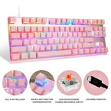 MOTOSPEED Professional Mechanical Keyboard, RGB Rainbow-Backlit, Full ...
